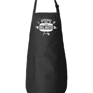 Pops the Grill Master Apron, Personalized Apron, Gift for Dad ,dad ...