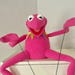 Pink Kermit the Frog Puppet Replica Hand Puppet Muppet, 1:1 ...