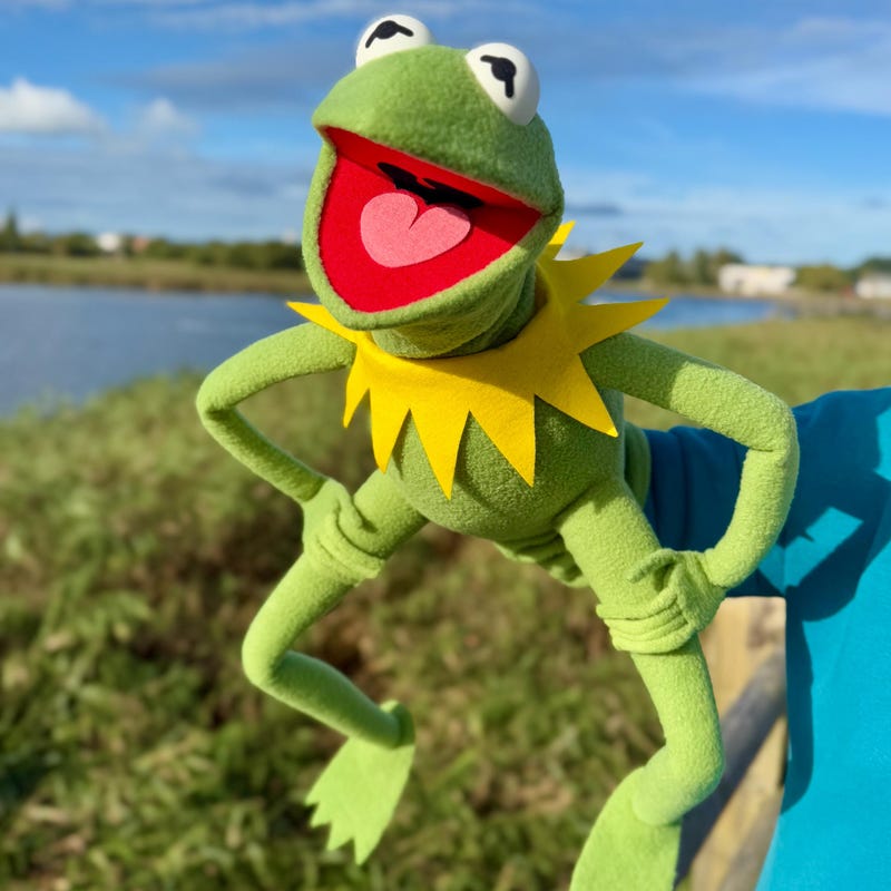 Kermit Puppet - Etsy
