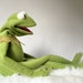 Kermit the Frog Puppet Replica Hand Puppet Muppet, 1:1 Professional ...