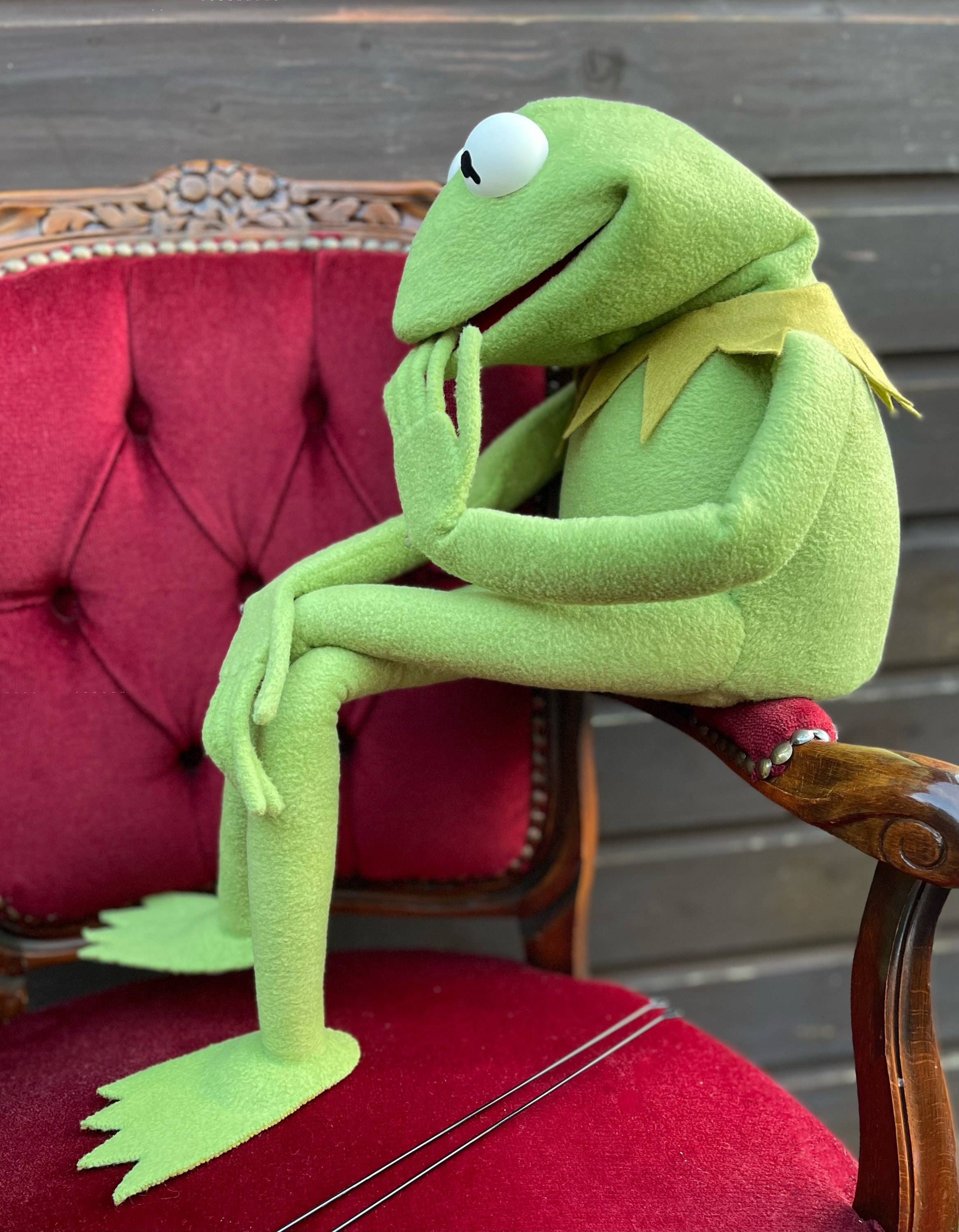 Kermit the Frog Puppet Replica Hand Puppet Muppet 1:1 - Etsy UK