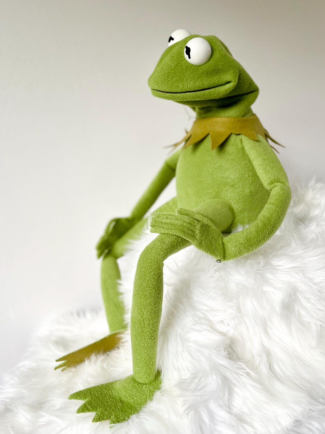 Kermit the Frog Puppet Replica Hand Puppet Muppet, 1:1 Professional ...