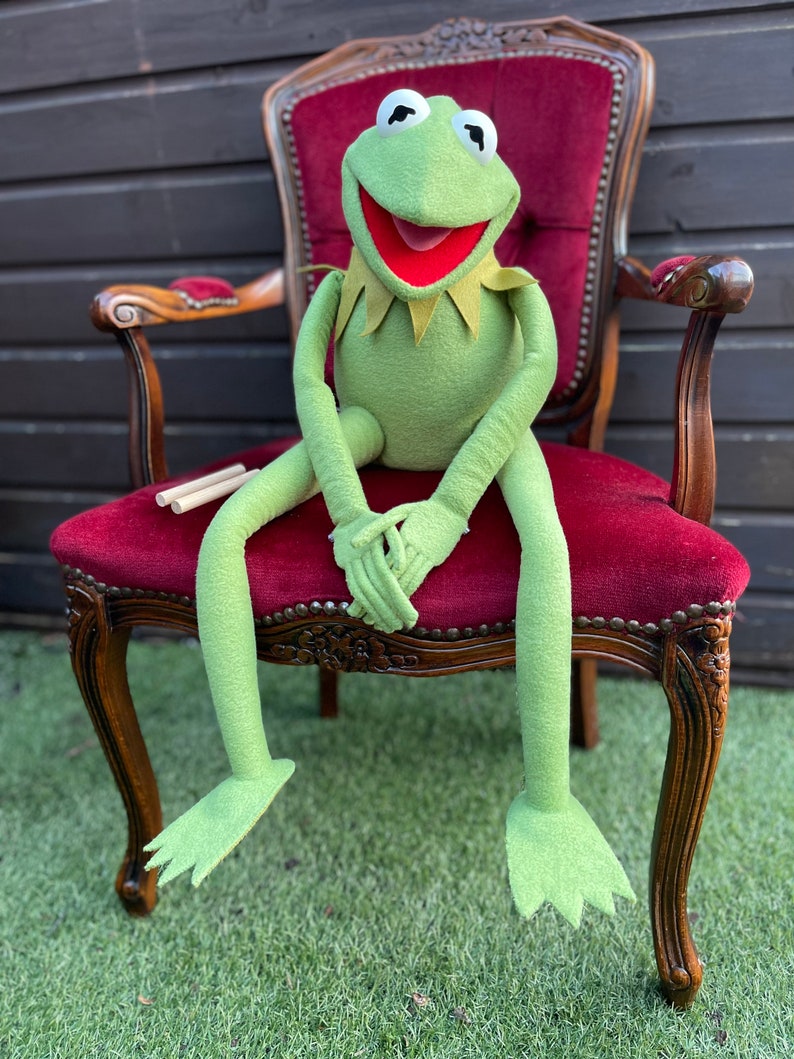 Kermit the Frog Puppet Replica Hand Puppet Muppet 1:1 - Etsy UK