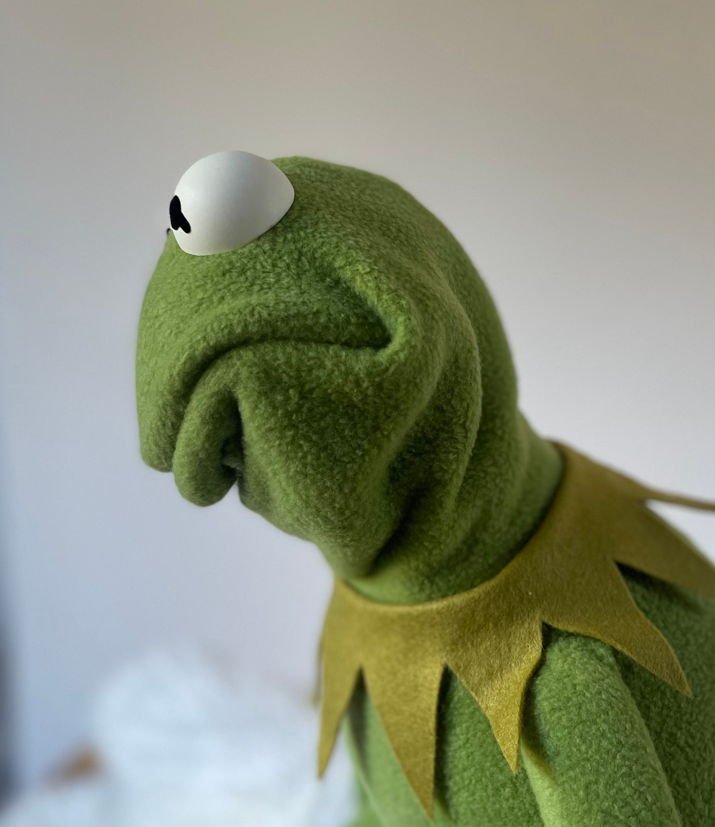 Kermit the Frog Puppet Replica Hand Puppet Muppet 1:1 - Etsy