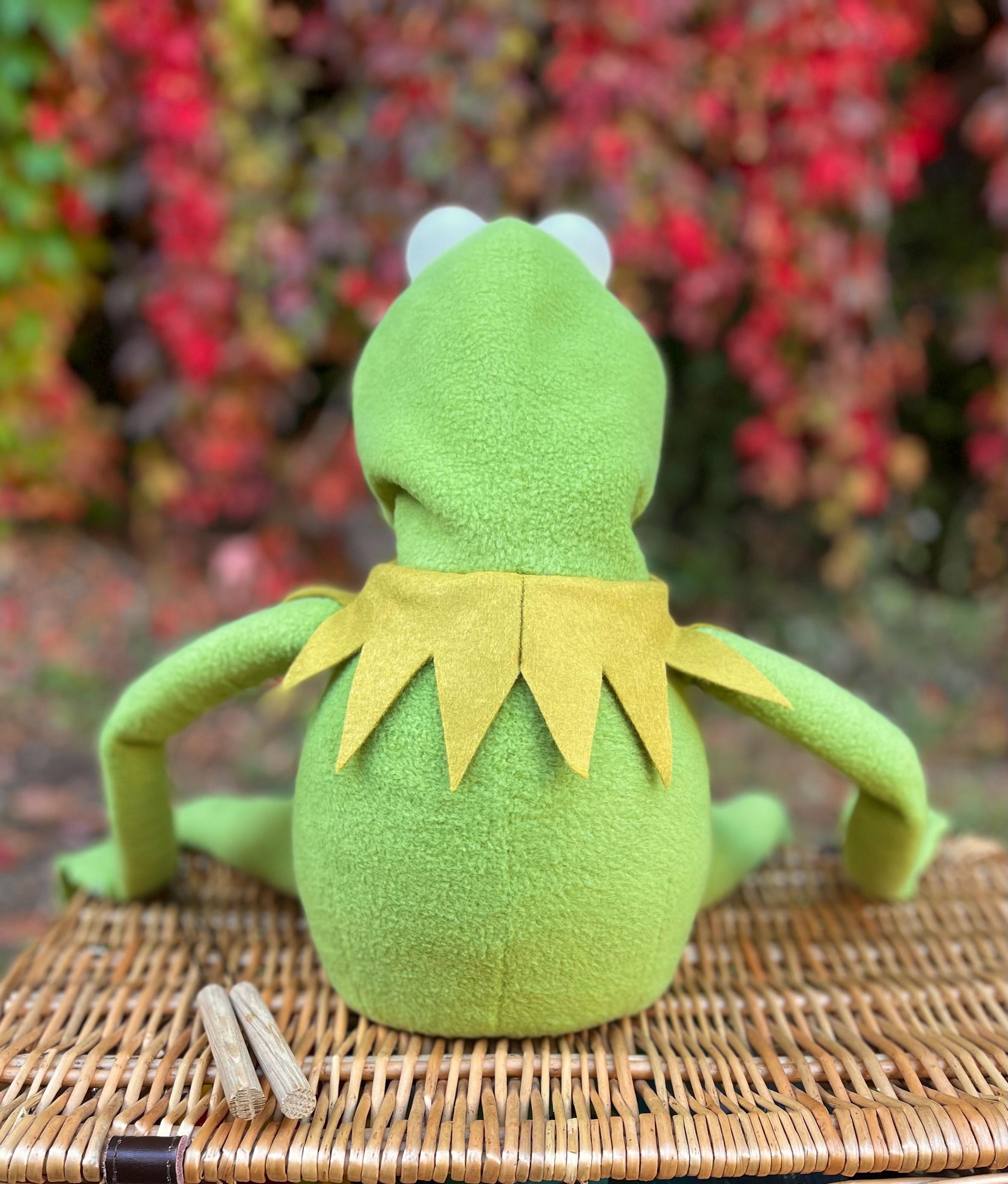 Kermit the Frog Puppet Replica Hand Puppet Muppet, 1:1 Professional ...