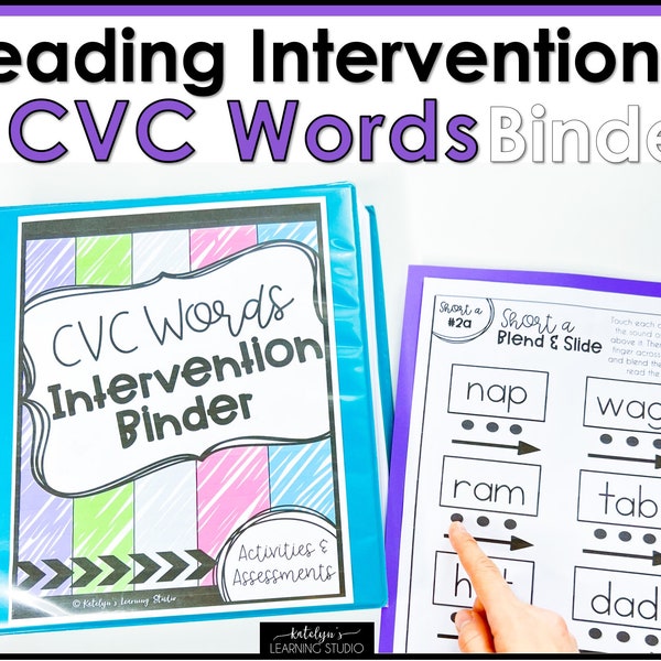 Cvc Words - Etsy