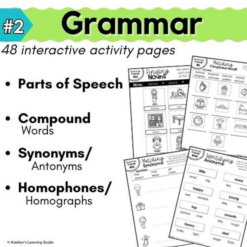 Vocabulary Notebook for Reading Intervention and Homeschool, Vocabulary ...