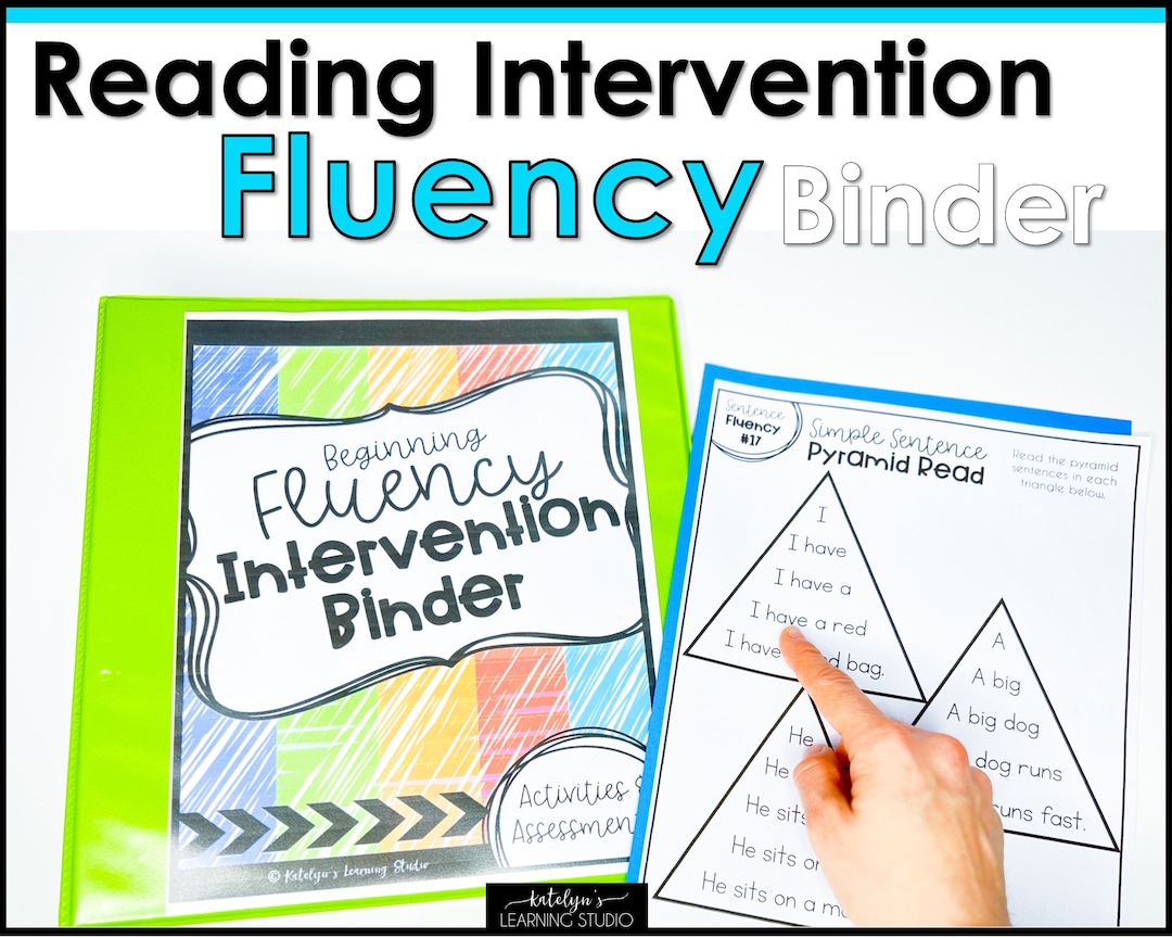 Reading Fluency Reading Activities, Beginning Reading Passages, Early ...