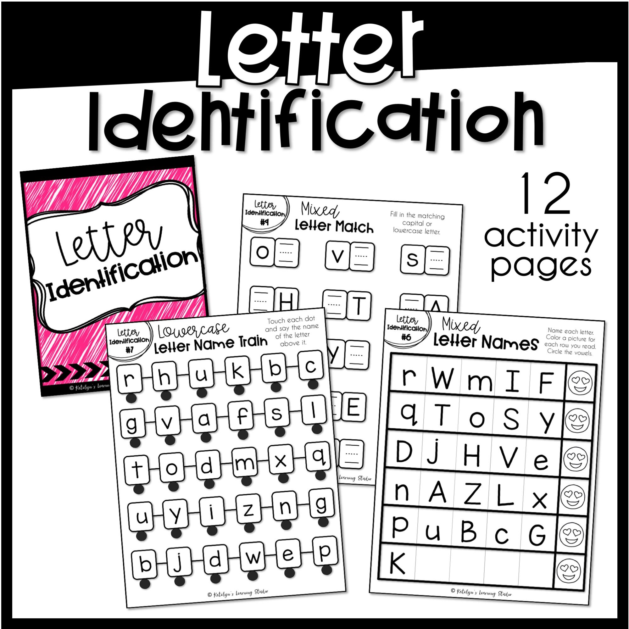Letter Sounds and Letter Recognition Worksheets for - Etsy