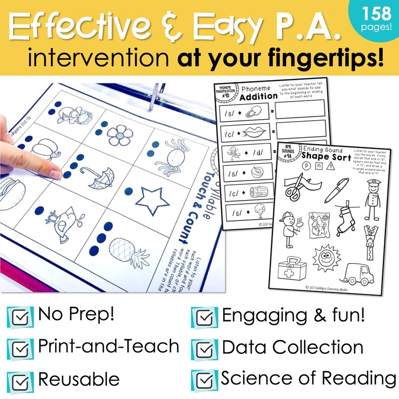 Phonemic Awareness Activities Science of Reading, Phonological ...