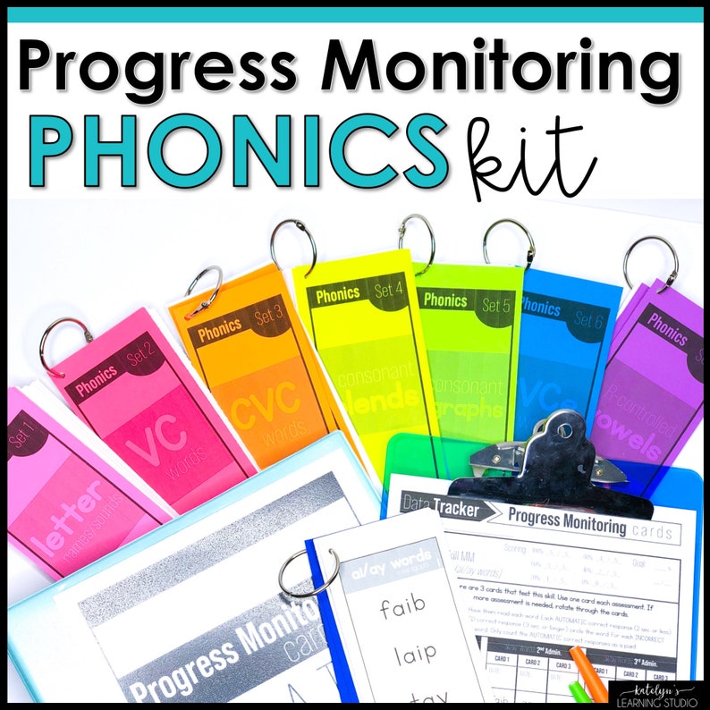 Phonics Assessment and Progress Monitoring, Test Phonics 1st Grade or ...
