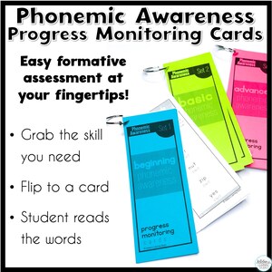 Phonemic Awareness Progress Monitoring Data Tracker Reading ...