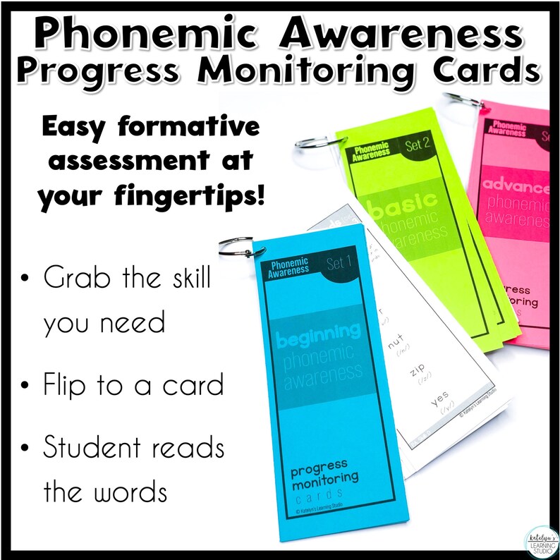 Phonemic Awareness Progress Monitoring Data Tracker Reading ...