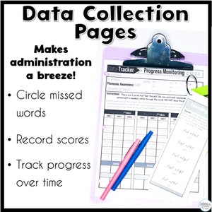 Phonemic Awareness Progress Monitoring Data Tracker Reading ...