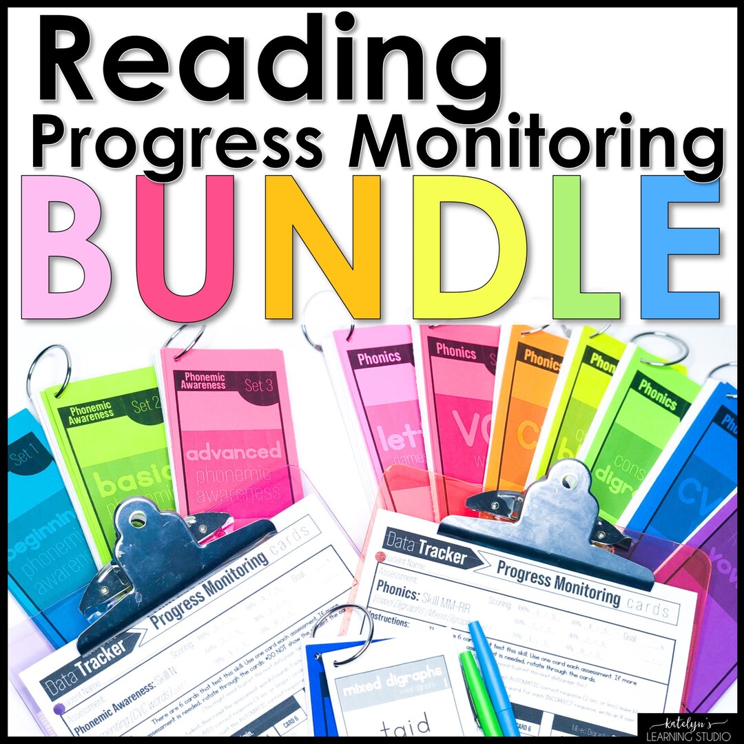 Reading Progress Monitoring Data Tracker, Reading Intervention Data ...