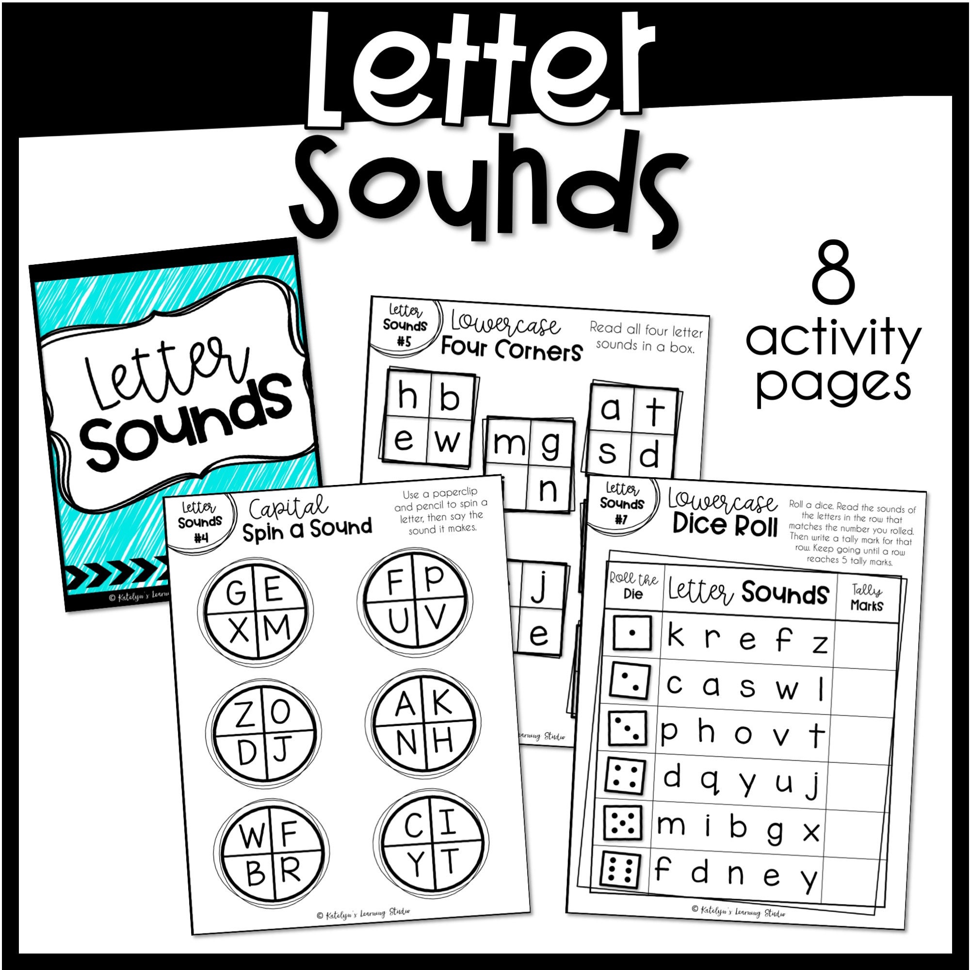 Letter Sounds and Letter Recognition Worksheets for Kindergarten ...