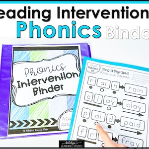 Phonics Games Phonics Worksheet Binder Phonics Printables - Etsy