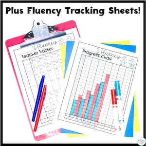 Reading Progress Monitoring Data Tracker, Reading Intervention Data ...