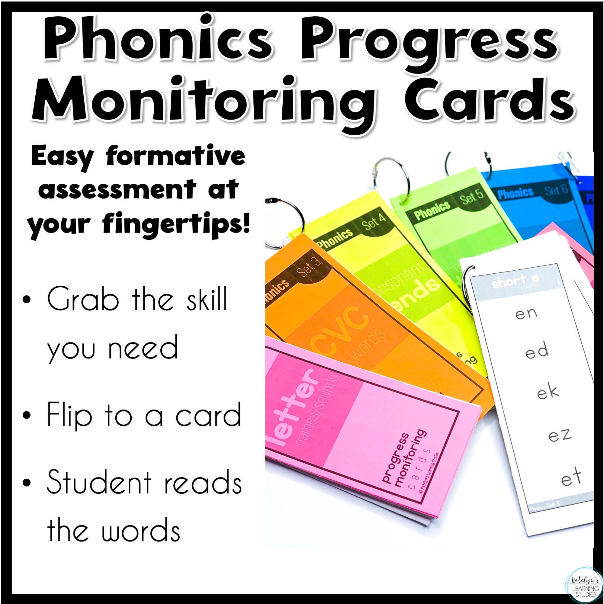Phonics Assessment and Progress Monitoring, Test Phonics 1st Grade or ...