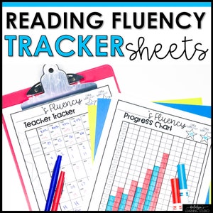 Reading Fluency Data Tracker for Progress Monitoring Reading Assessment ...