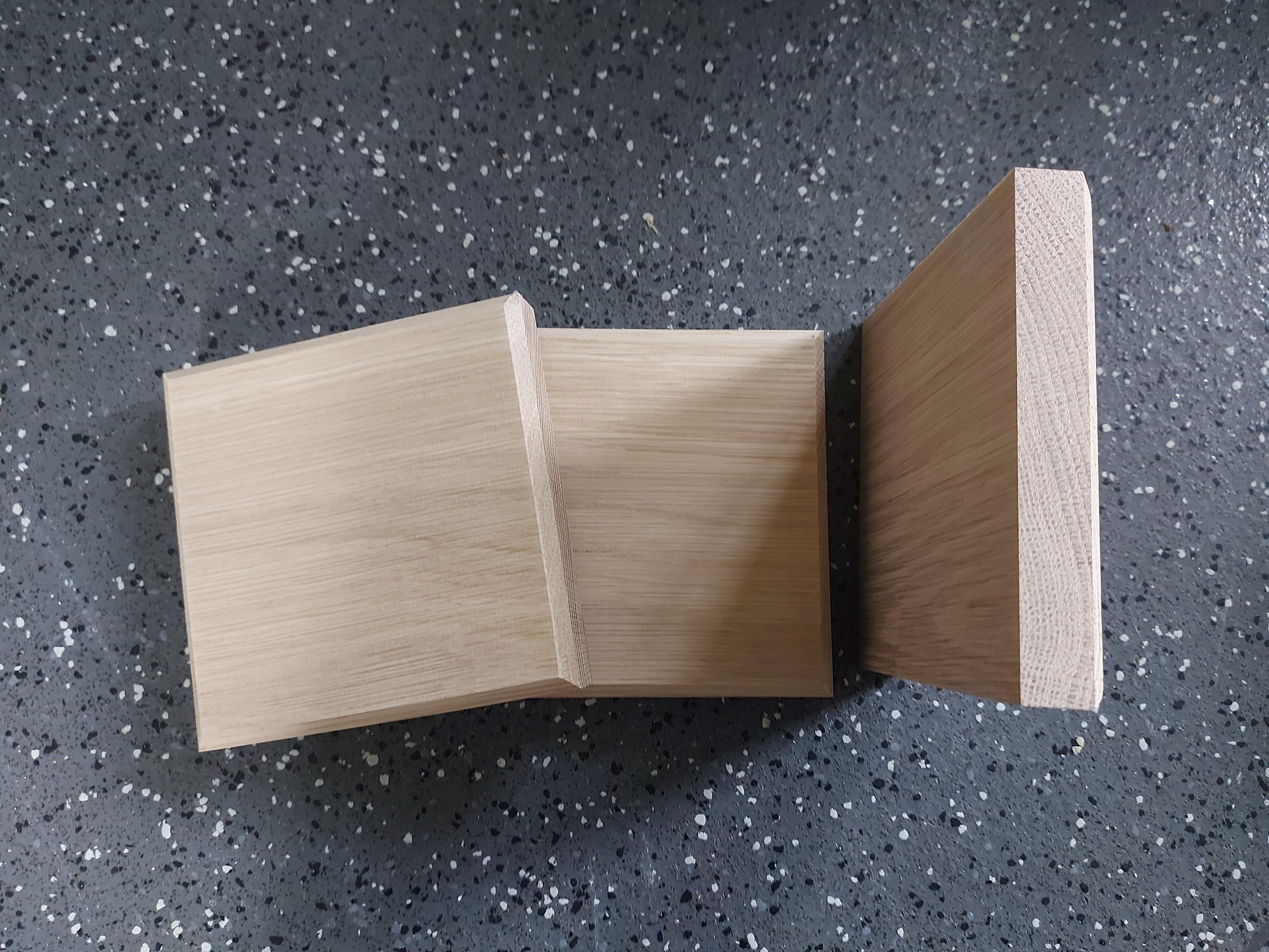 Oak Newel Caps, Flat Bottom, Chamfered Edge 120mm X 120mm X 20mm. - Etsy UK