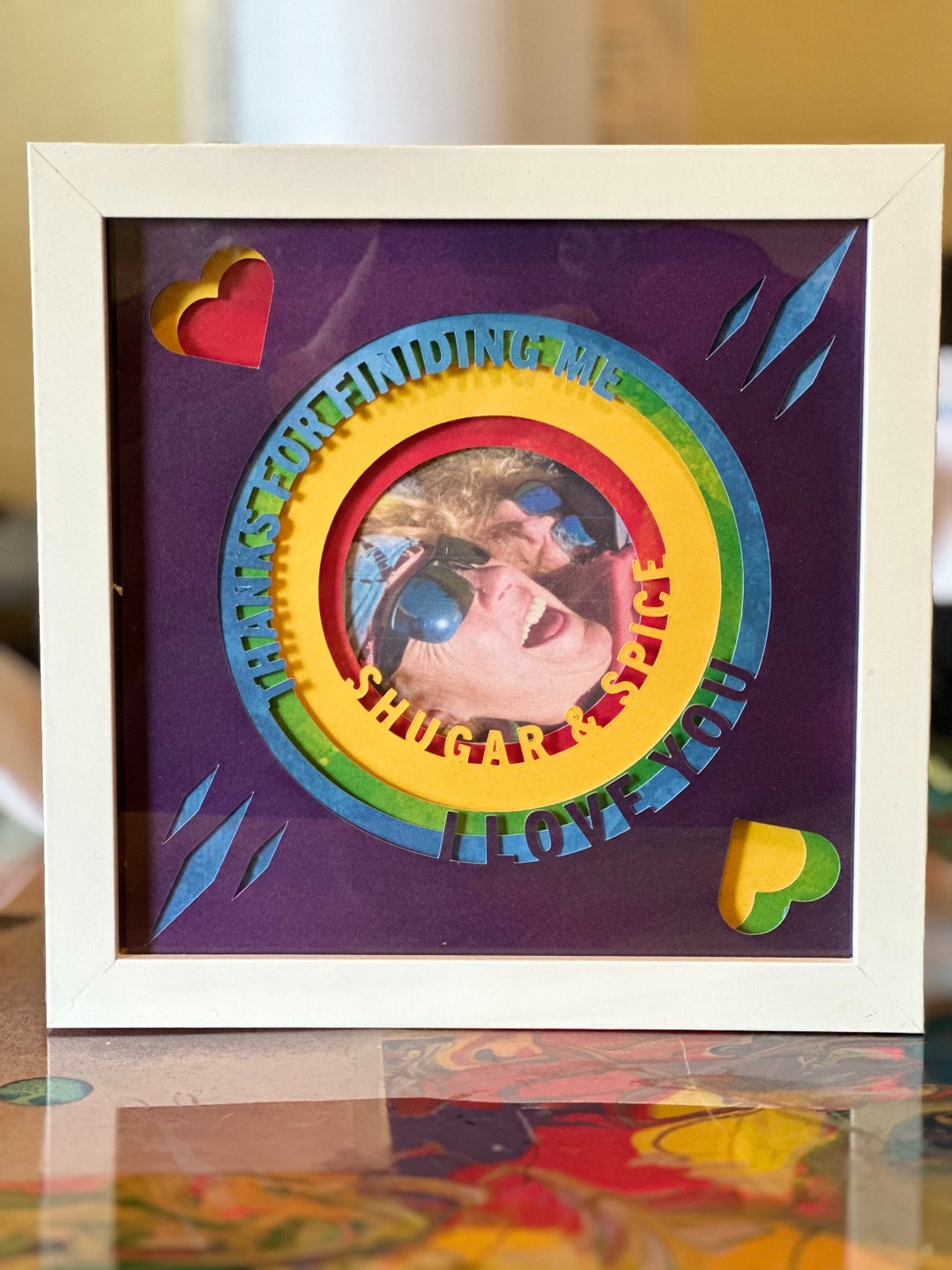 Round Layers Frame With Picture - Etsy