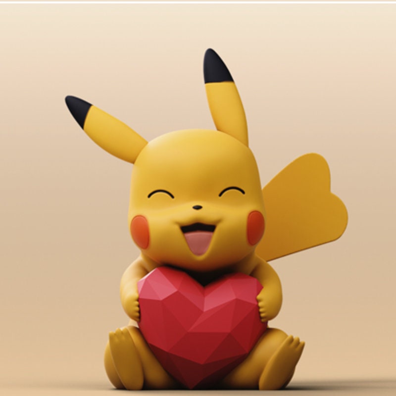 Pikachu Valentine - Etsy