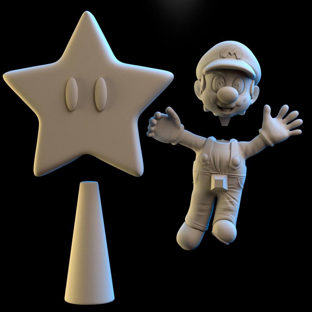 Super Mario Bros Figures Set 3D STL File Super Mario Figures and Plant ...