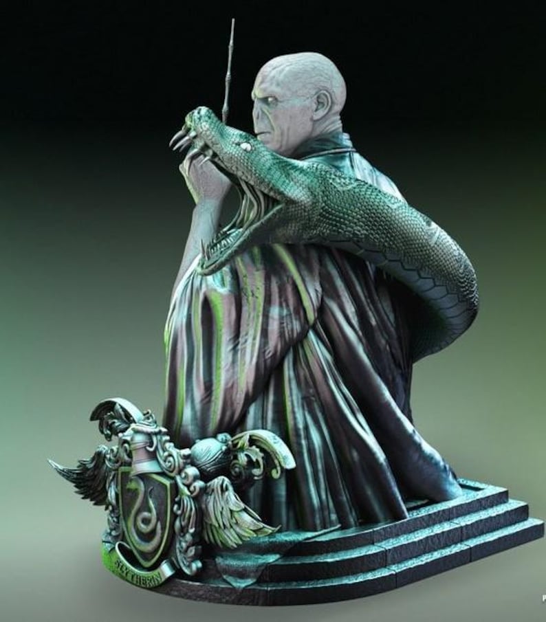 Lord Voldmort 320mm Bust 3D STL File - Slyterin Figure - 3D Printer - Etsy