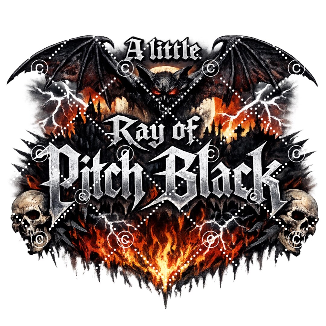 A Little Ray of Pitch Black Png File, Goth Girls Women Heavy Metal Emo ...