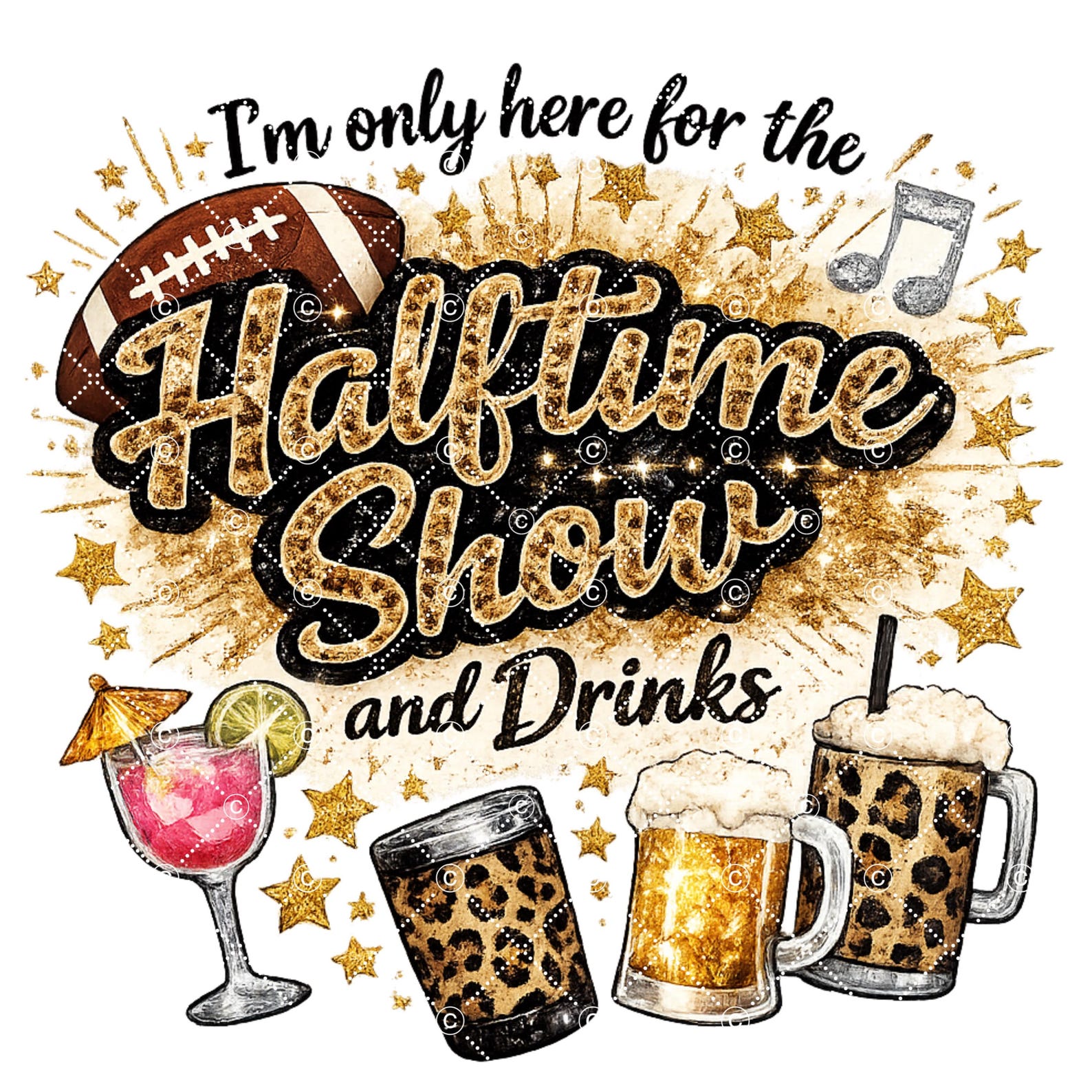 Super Bowl Png Graphic Design, I’m Just Here for the Halftime Show and ...