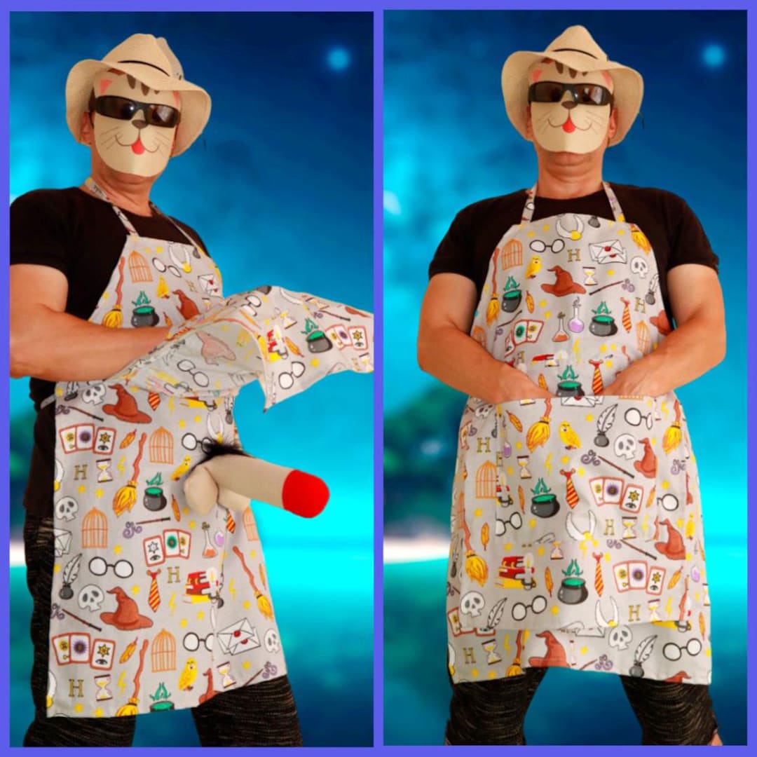 Silly Male Aprons,apron Novelty Kitchen Chef for Men,secret Willy,funny ...
