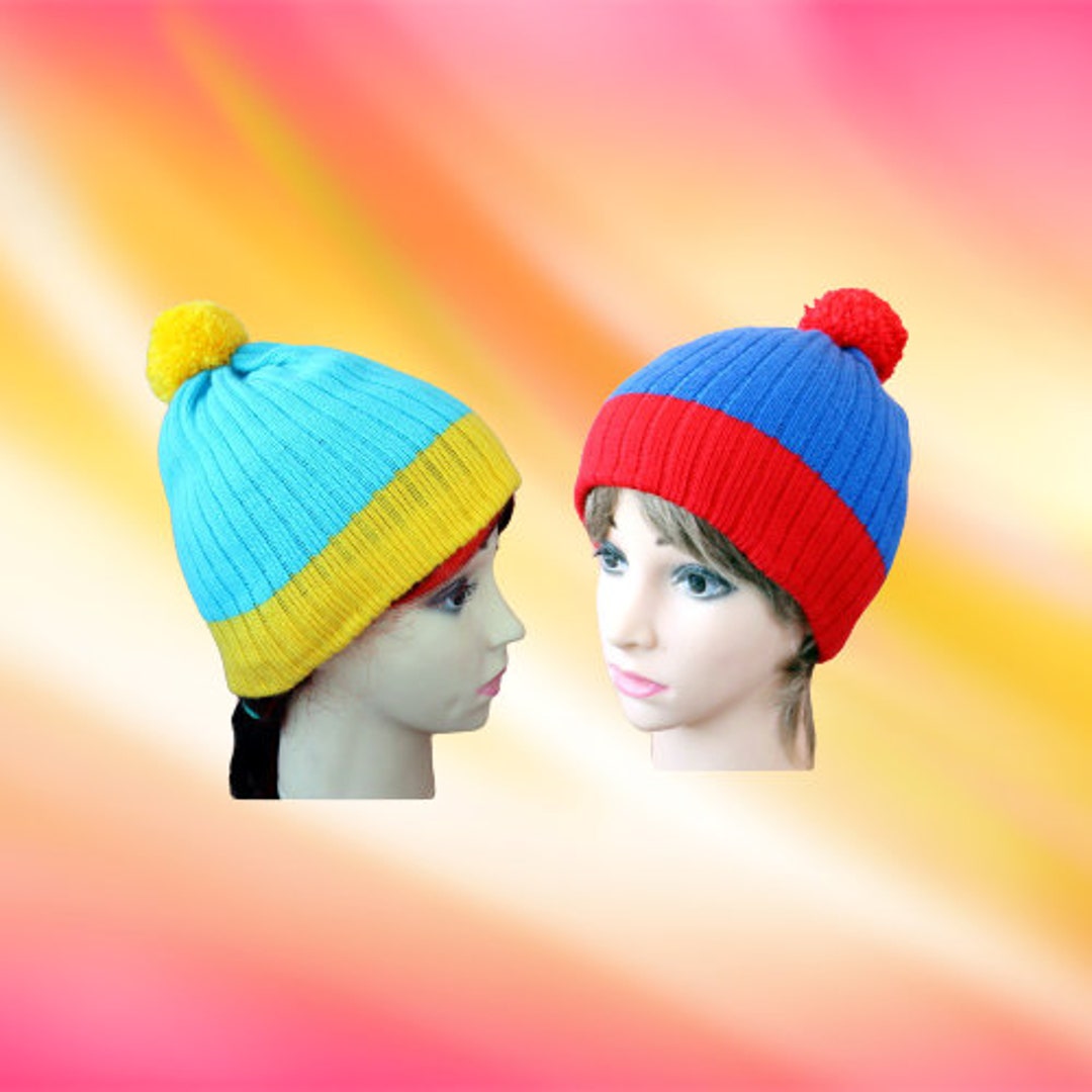Cartman Hat,south Park, Crochet Hat,stan Marsh Knitted Beanie,halloween ...