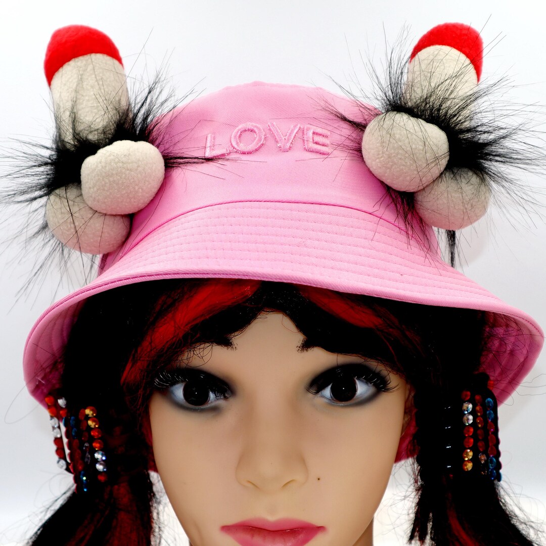 Pink Hat With Penis, Party Hat, Party Penis Hat,funny Toy for Adult ...