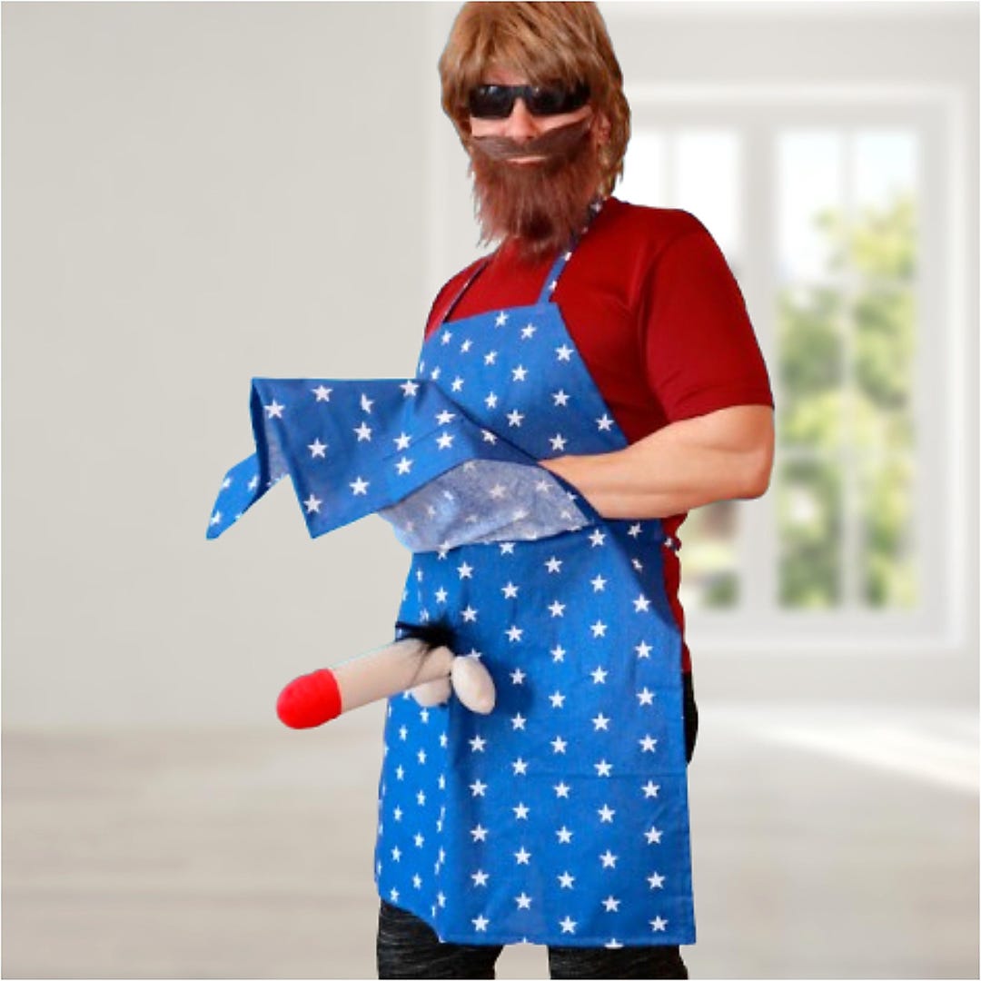 Prank Apron With Penis, Men Gag Apron, Gag Gift Apron, Funny Guy Aprons ...