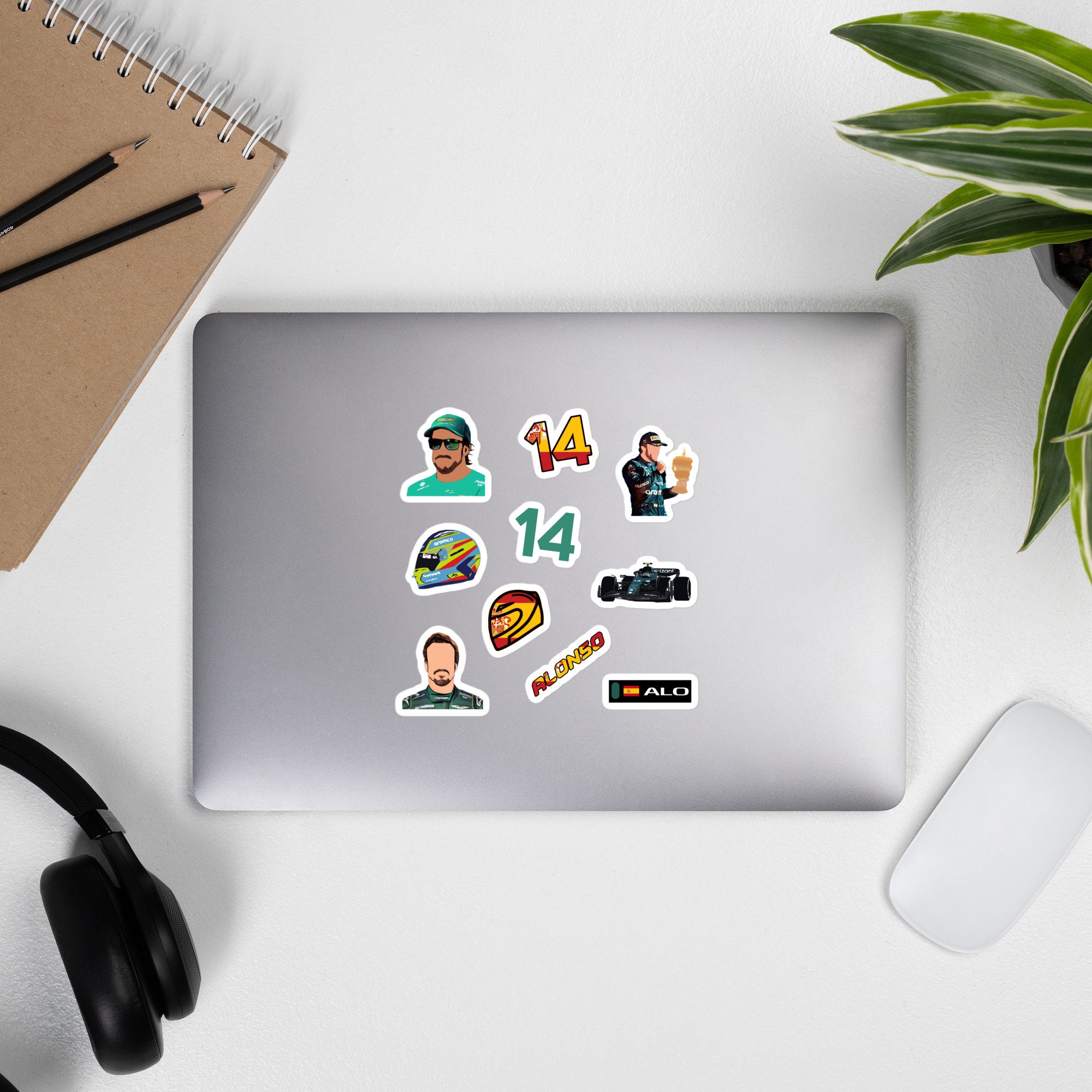 Fernando Alonso Bubble-free Stickers - Etsy