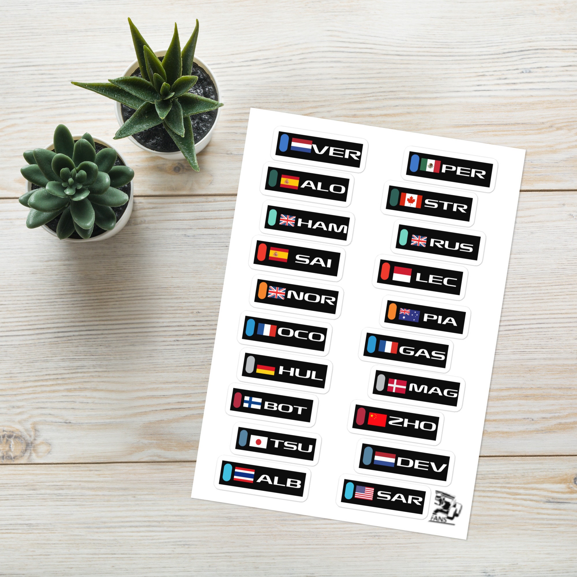 F1 Driver Stickers Formula 1 2023 Season F1 Stickers, F1 Gift, F1 ...