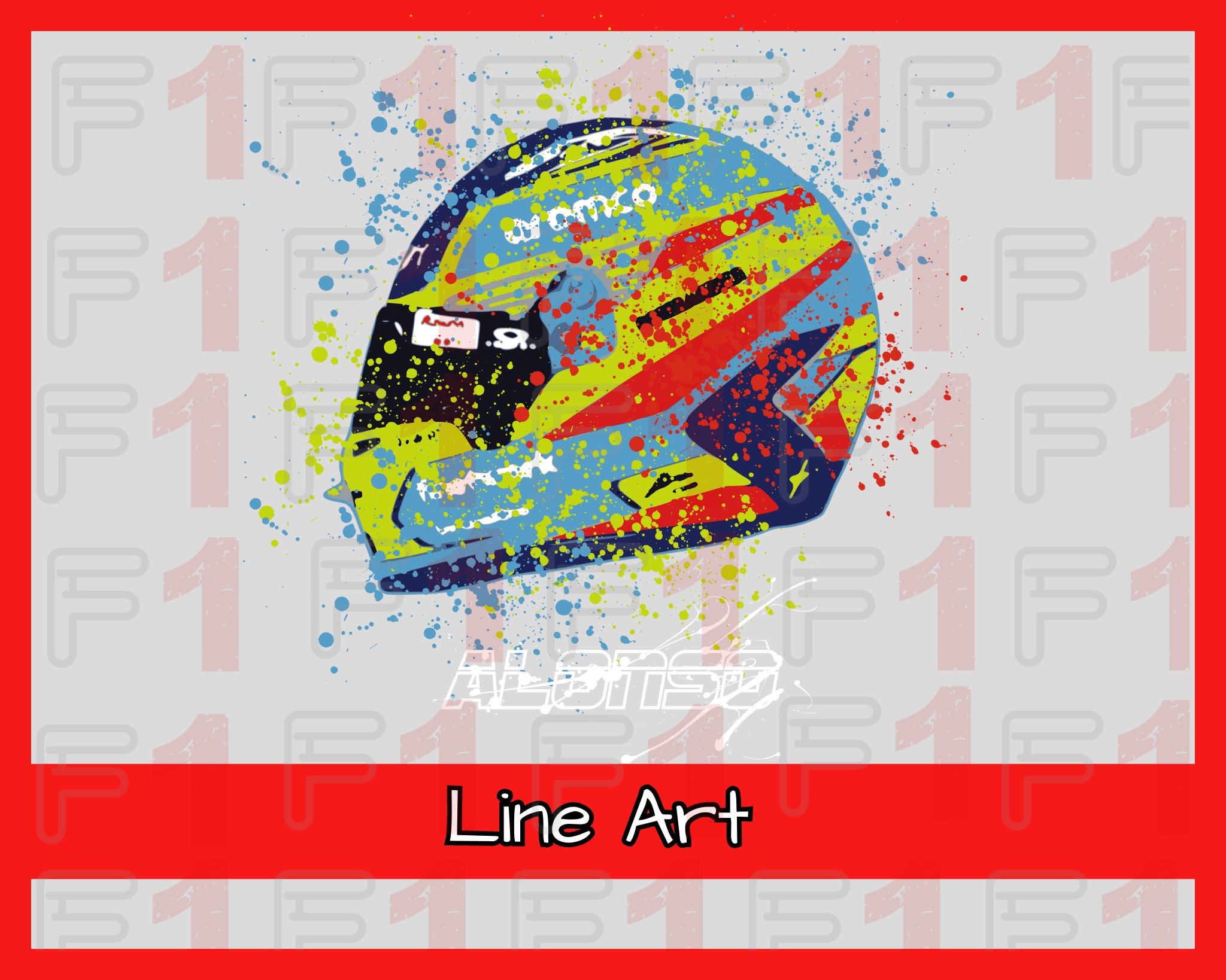 F1 Driver Helmet Image | Digital Download | SVG PNG | Formula One ...