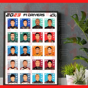 F1 Drivers 2023 | Digital Download | PNG Jpg Svg Pdf | Formula One ...