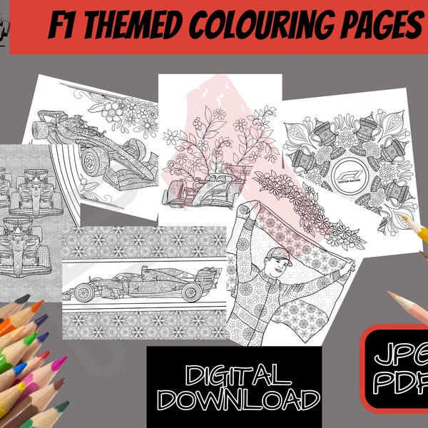 Colouring Pages - Etsy UK
