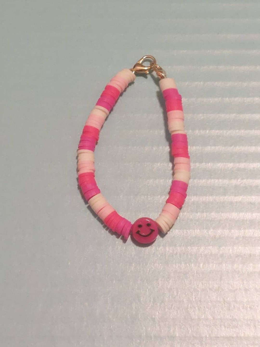 Pink,blue,purple,green Smiley Face Braclets - Etsy