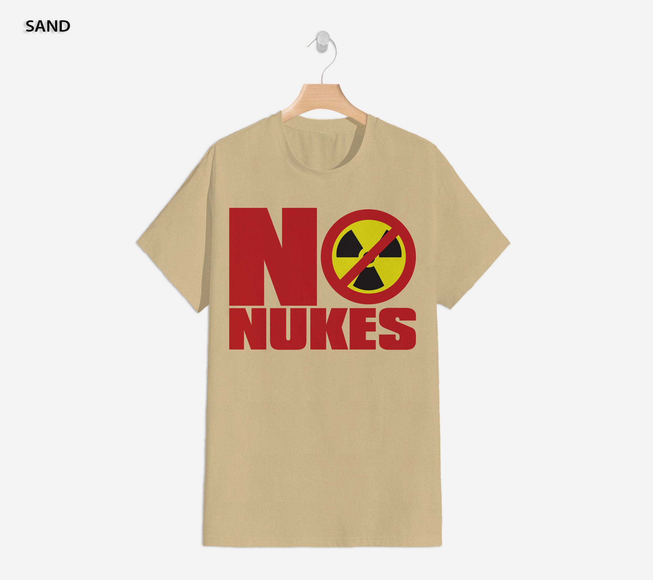 NO NUKES Anti-nuclear Protest T-shirt Peace Politics Activism ...