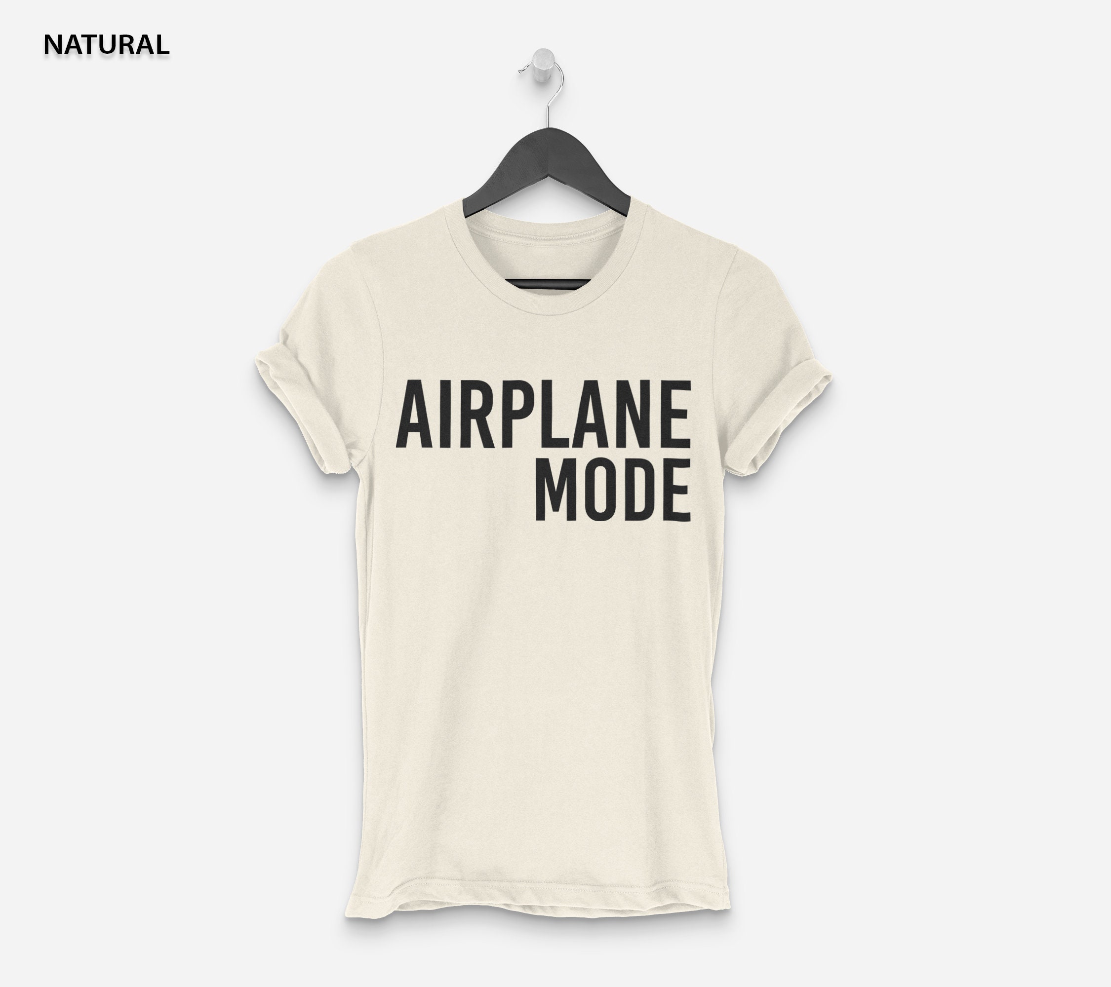 Airplane Mode T-shirt Airplane Mode Graphic T-shirt for Men and Women ...