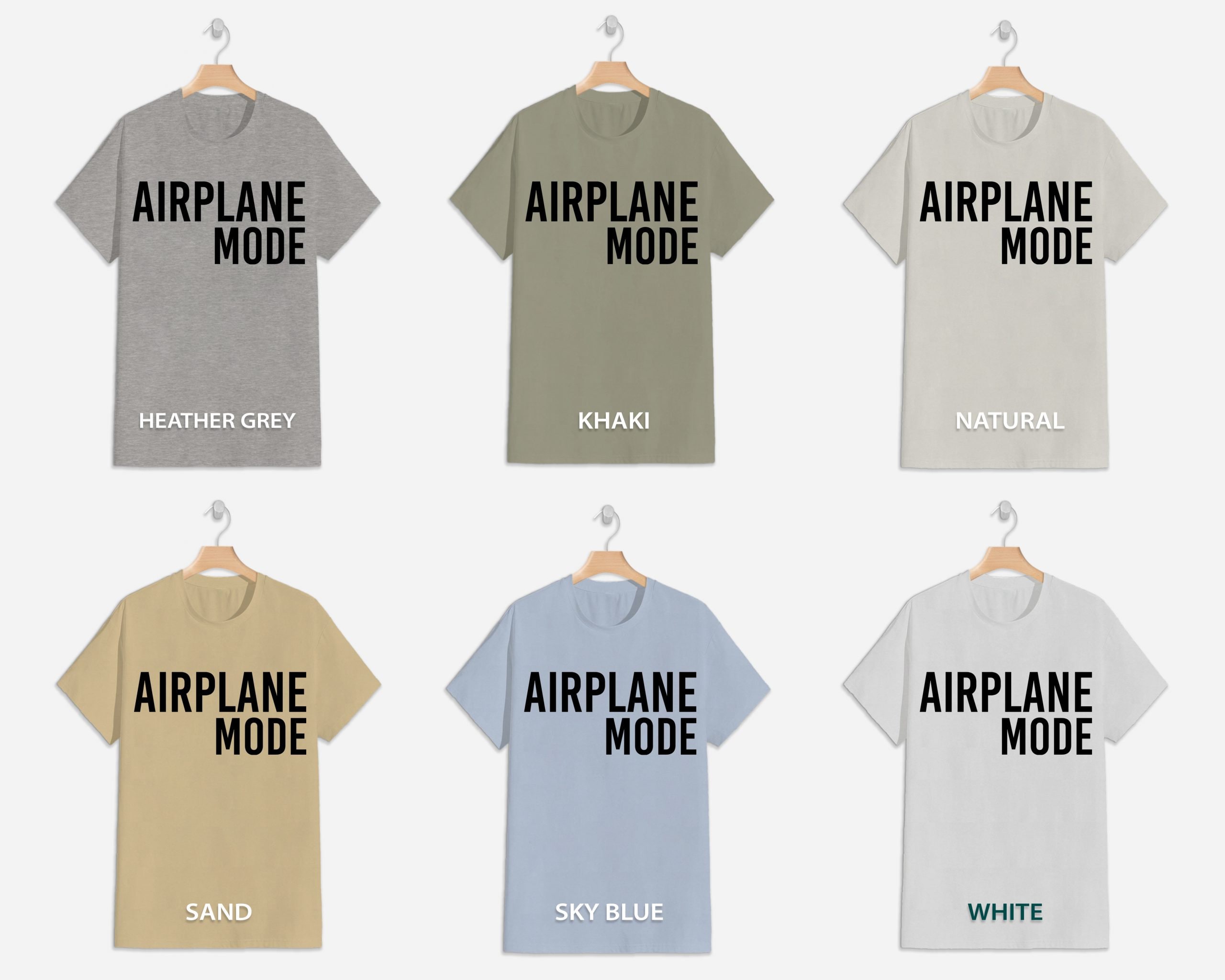 Airplane Mode T-shirt Airplane Mode Graphic T-shirt for Men and Women ...