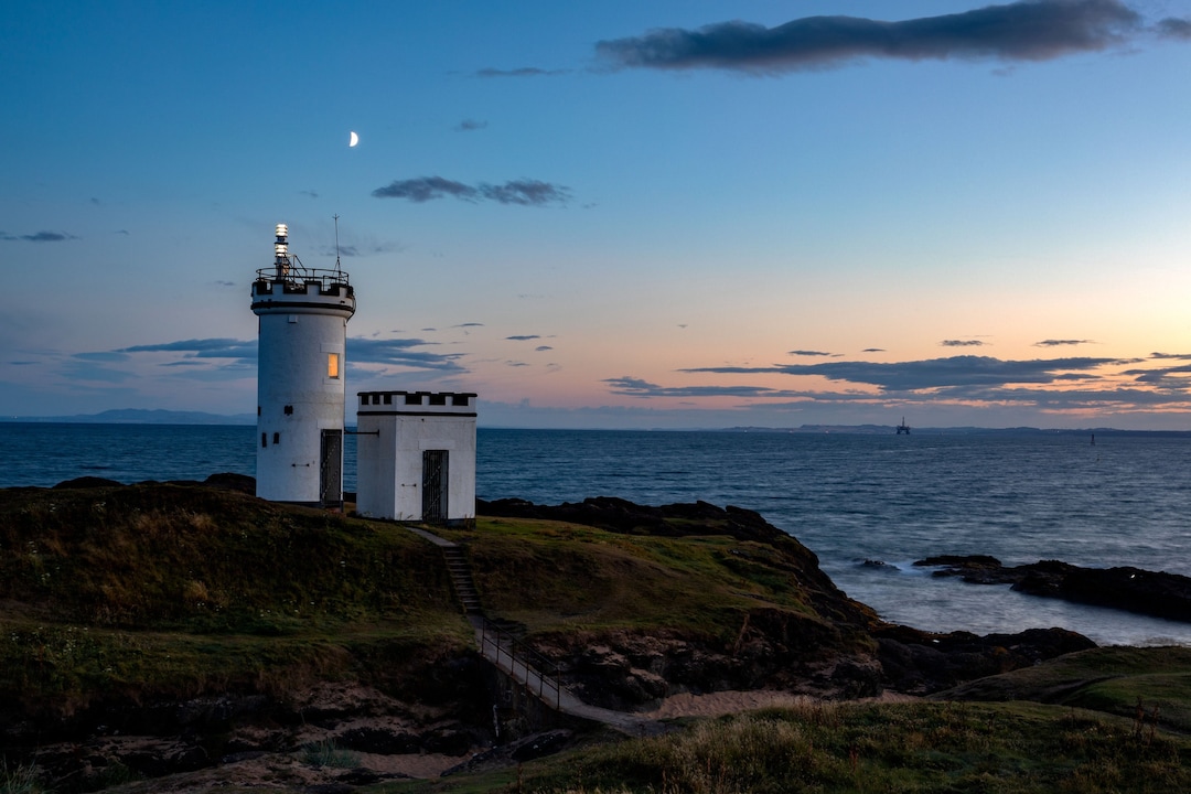 Elie Ness Lighthouse Sunset Fine Art Print - Scotland Seascape Photo - Etsy