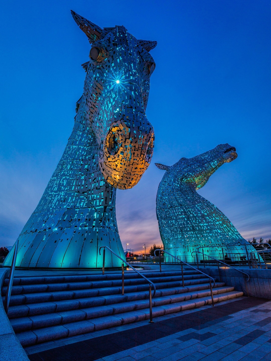 Kelpies Sculpture Art Print: Falkirk Scotland Landscape Photo - Etsy