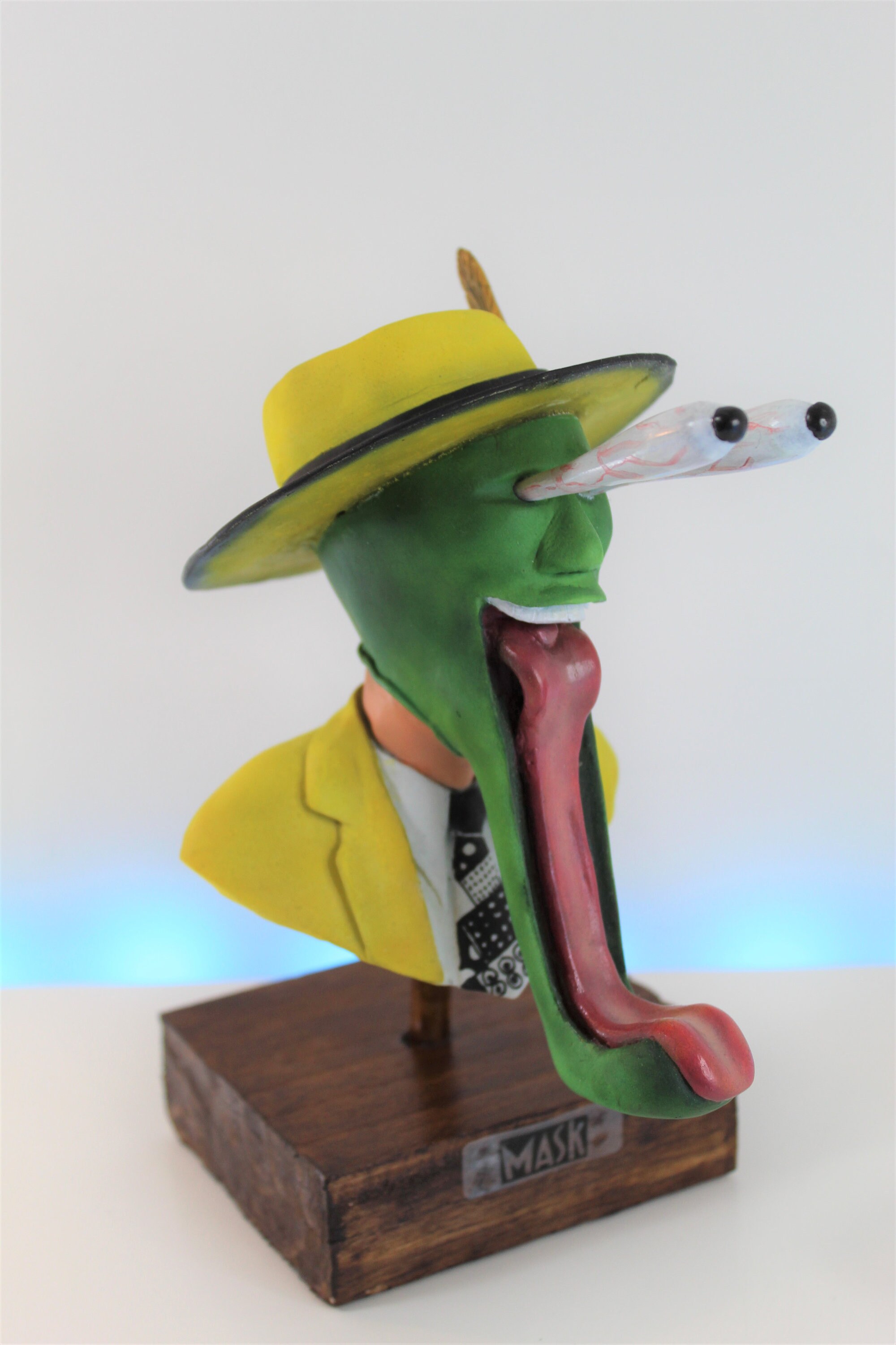 The Mask - Jim Carrey - Custom Bust Figure - %100 Handmade - Limited ...