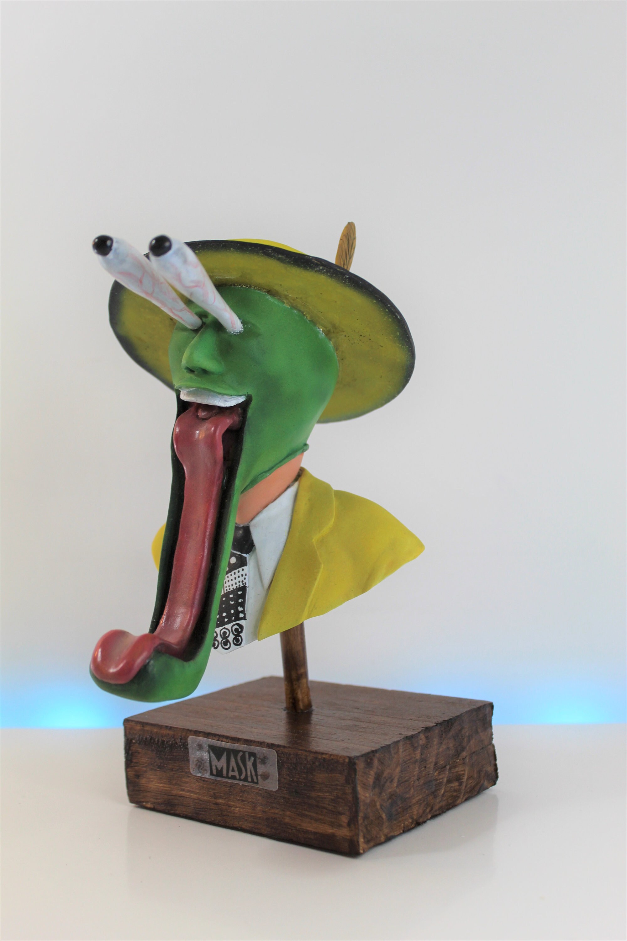 The Mask - Jim Carrey - Custom Bust Figure - %100 Handmade - Limited ...