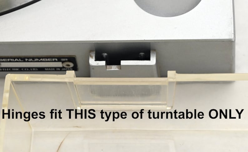 Turntable Record Player Cover Hinges Akai Denon Harman Kardon JVC ...