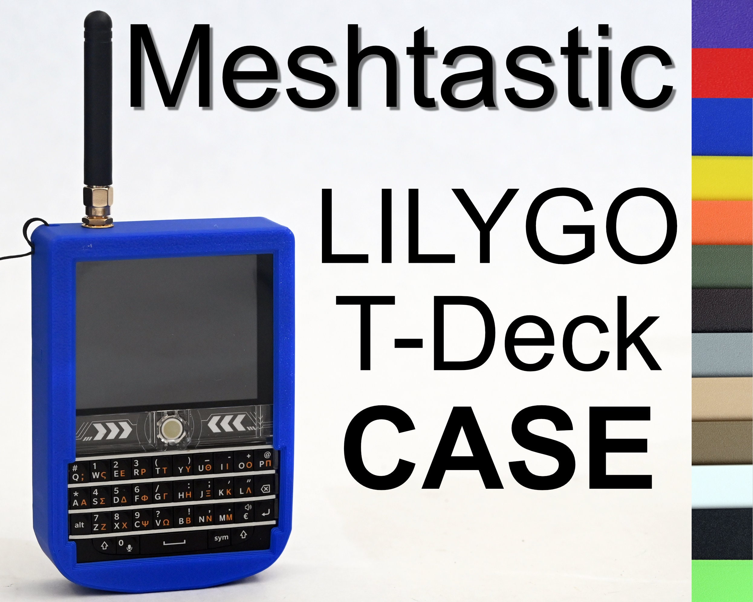 Custom Lilygo T-deck T_deck LORA32 Meshtastic Case - 3D Printed ...